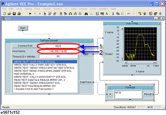 矢量网络分析仪E5071C：LAN远程控制系统