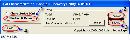 矢量网络分析仪E5071C：用户表征的 ECal