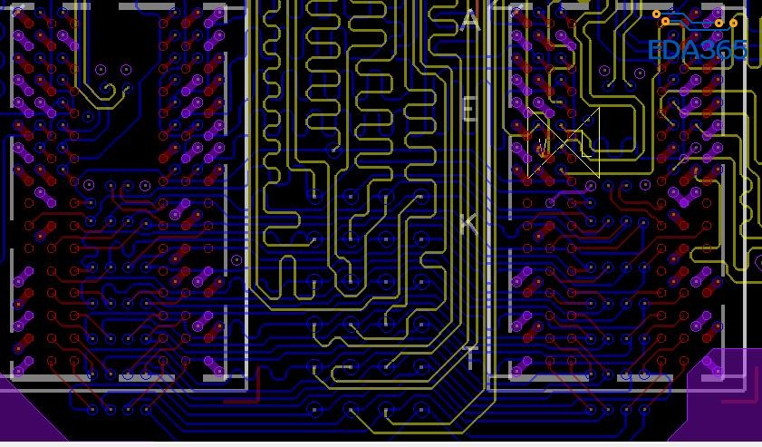 DDR T型怎么打过孔 - 微波EDA网