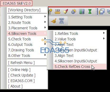 检查出Ref丝印 - 微波EDA网