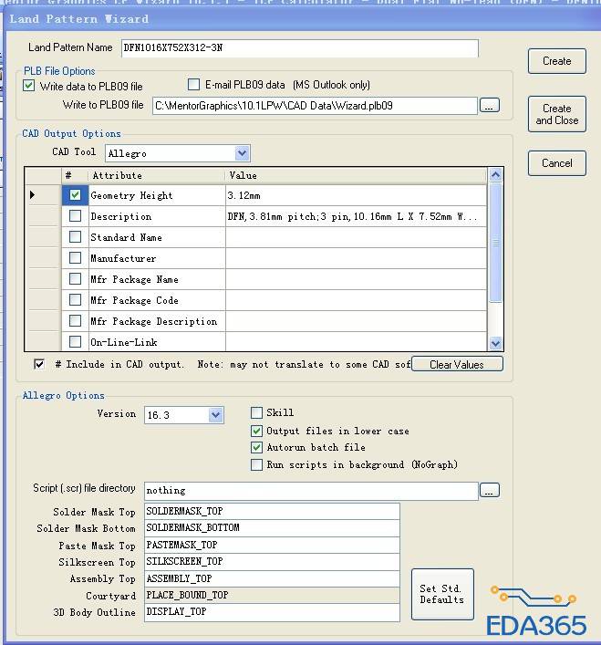 Mentor LP Wizard 10.1.1如何生成Allegro可用封装啊？ - 微波EDA网