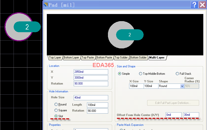 AD9如何制作C型焊盘 - 微波EDA网