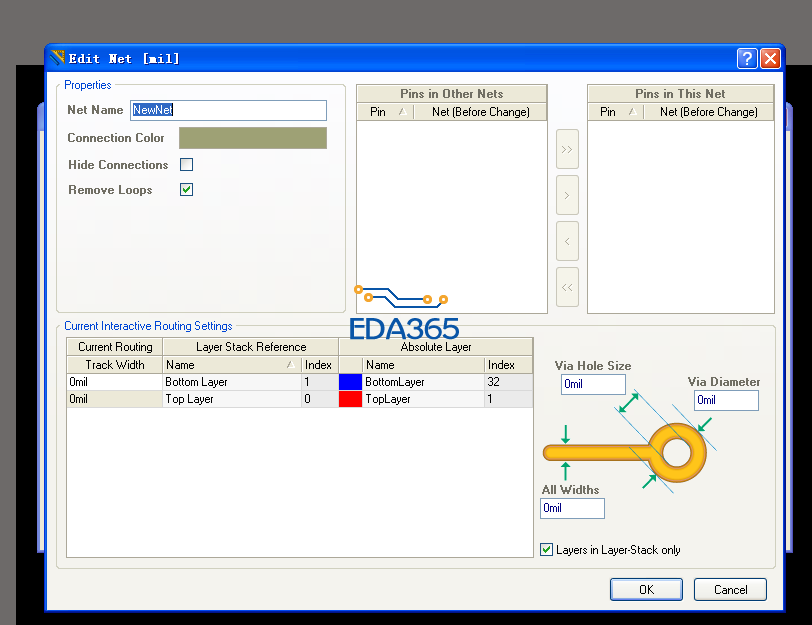 AD6的PCB中怎样手动添加原来没有的网络线 - 微波EDA网