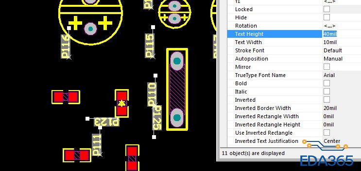 Altium Protel 中把丝印自动调到器件中心，出装配图，位号会偏出丝印框！ - 微波EDA网