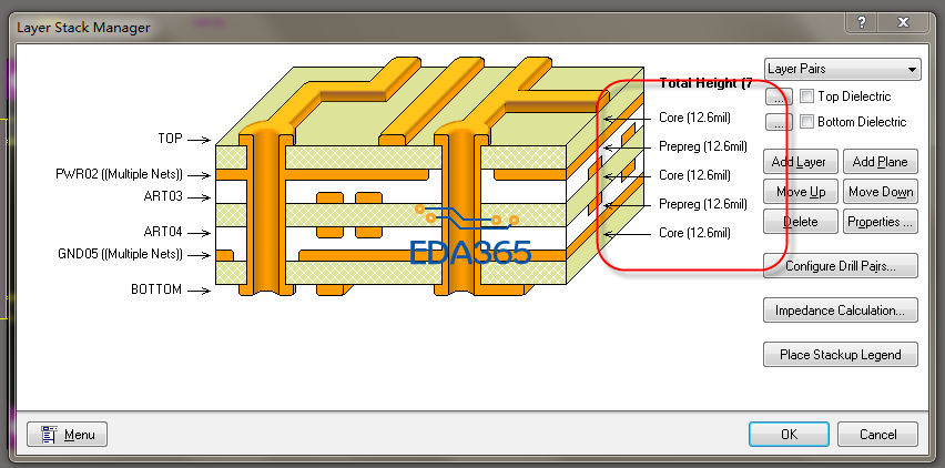 请教在AD里怎么设置PCB的厚度？ - 微波EDA网