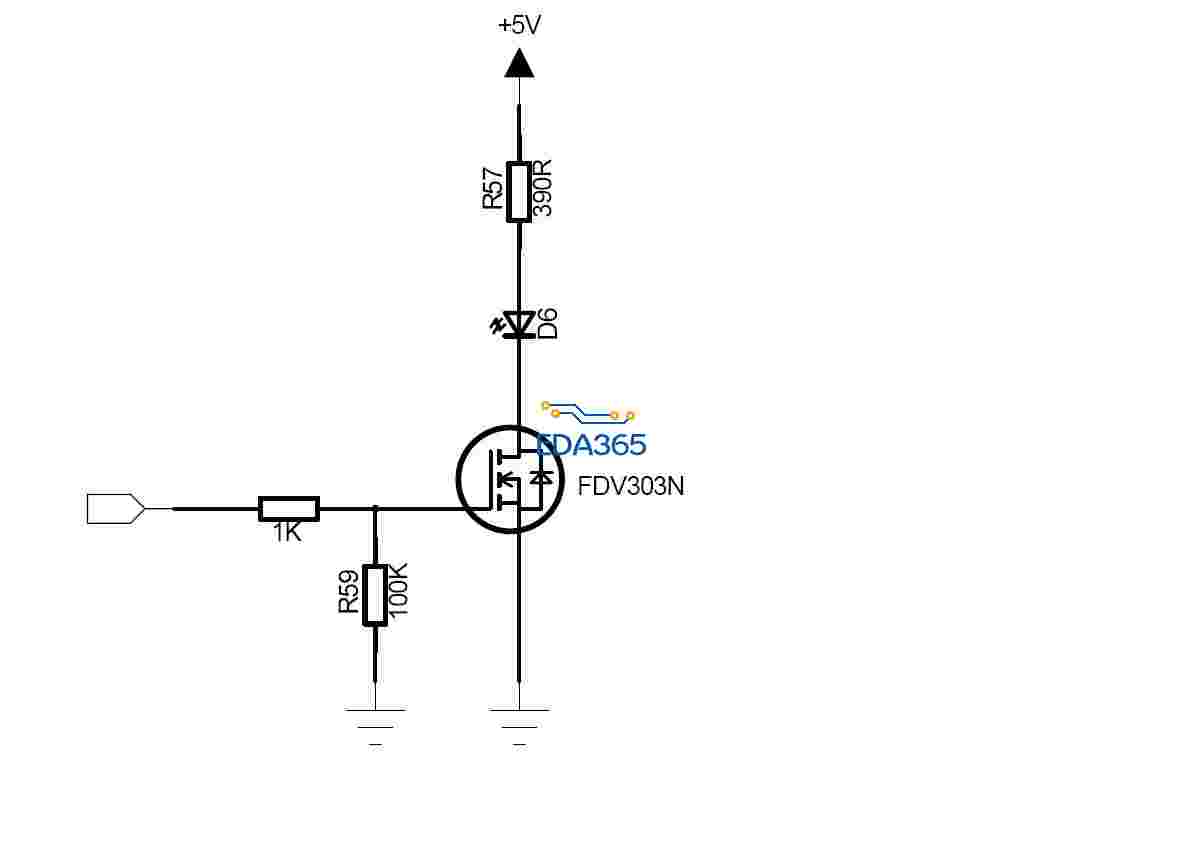 请教FDV303N这颗MOS的工作原理。 - 微波EDA网