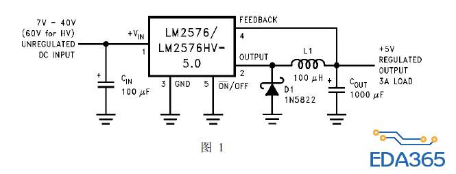 LM2576中的这个二极管是什么作用呢？ - 微波EDA网