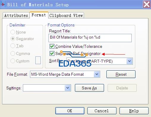 Pads 在Report BOM的时候，相邻位号会合在一起显示，请问如何设置单独分开？ - 微波EDA网