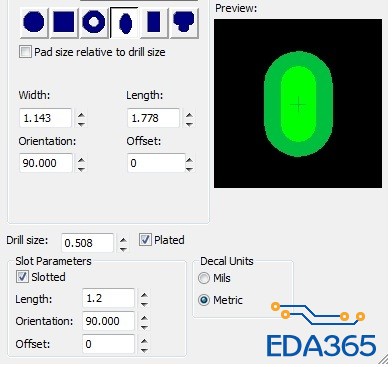 POWERPCB如何制作矩形过孔 - 微波EDA网