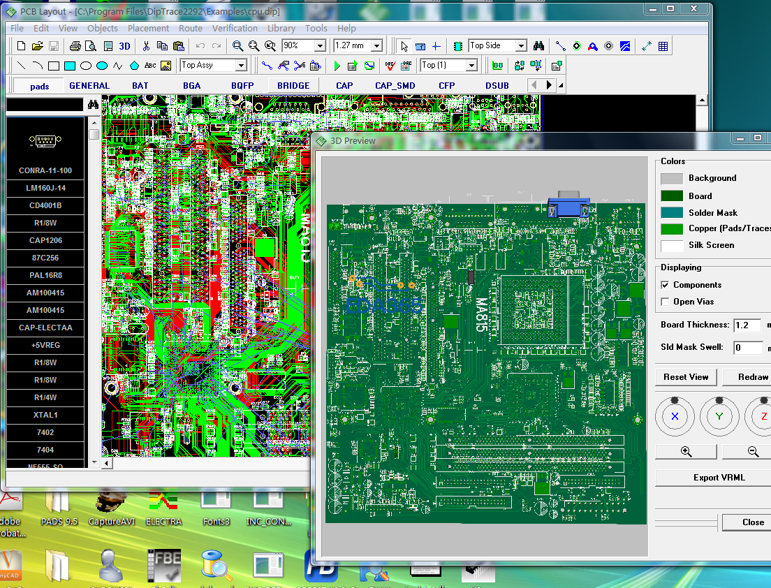 diptrace 导入 PADS ASC问题 - 微波EDA网