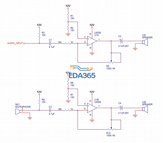 PADS2007处理单个多运放电源引脚 - 微波EDA网