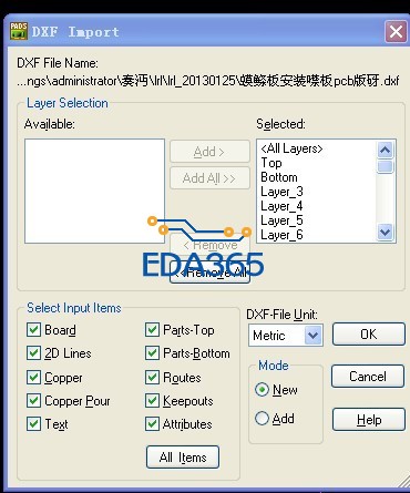 pads中如何导入dxf格式文件 - 微波EDA网