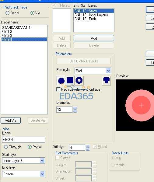 8层板的叠层选择下如何设置孔的类型？ - 微波EDA网