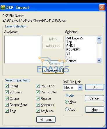 新手求教PADS9.3怎么导入DXF！ - 微波EDA网