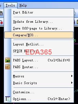 求助：PADS Logic怎么对比两个原理图 - 微波EDA网