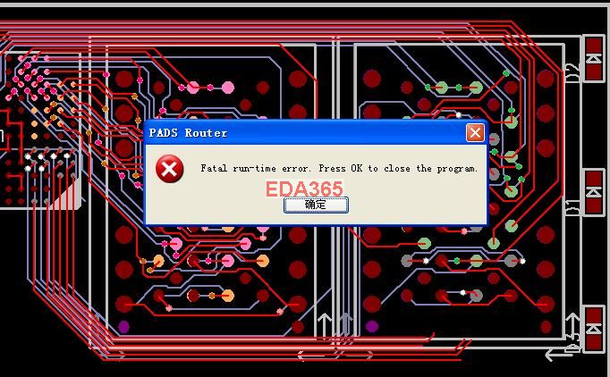 请教大虾们 pads 9.2 ROUTER 出现错误如何解救。 - 微波EDA网