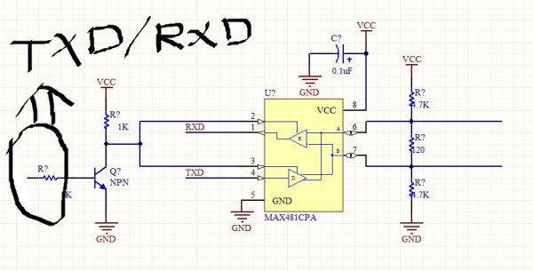RS485使能端接法 - 微波EDA网