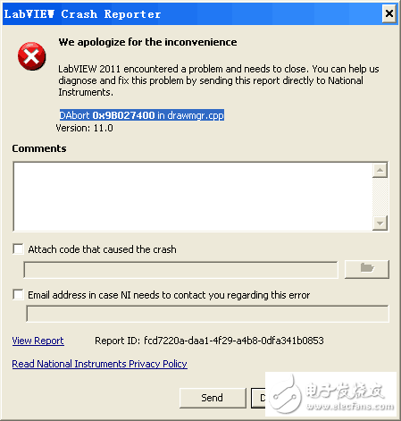 运行程序总报错，显示DAbort 0x9B027400 in drawmgr.cpp - 微波EDA网