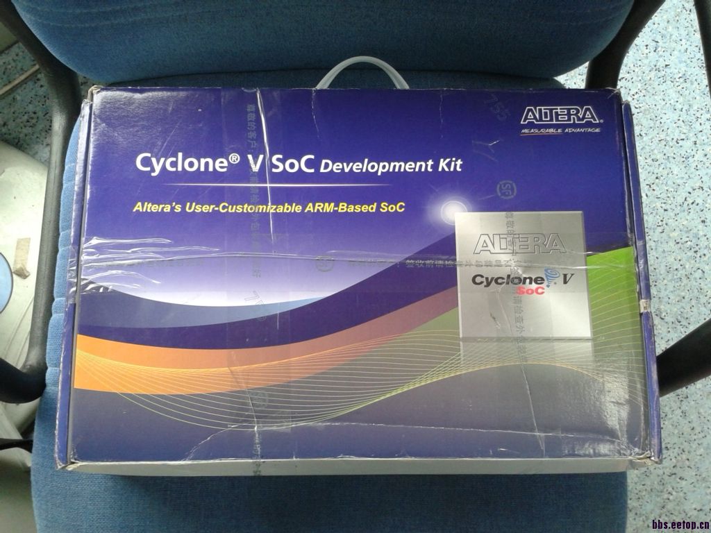 cyclone v soc开发套件到手，幸福中 - 微波EDA网