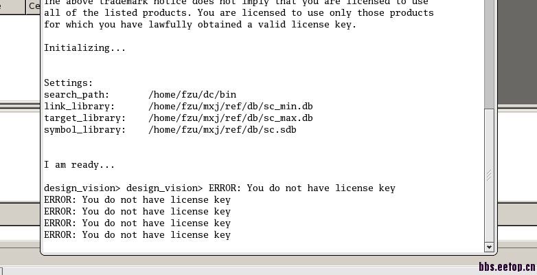 DC2008总是显示you do not have a license key - 微波EDA网