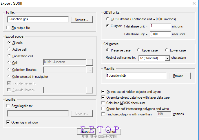 Tanner V16 L-edit 无法导出成GDSII格式 - 微波EDA网