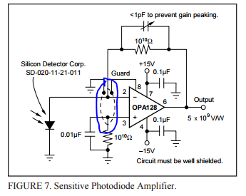 关于OPA128的连接 - 微波EDA网